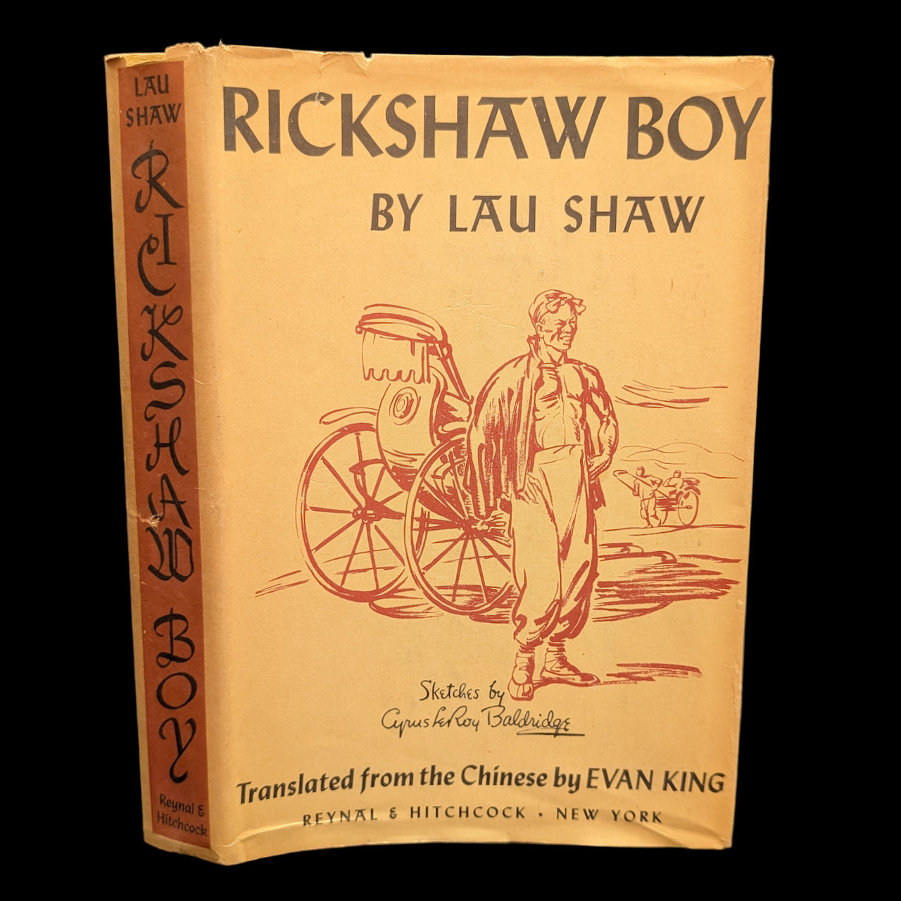 RICKSHAW BOY (First American Edition, Illustrated by Baldridge, 1945 ...